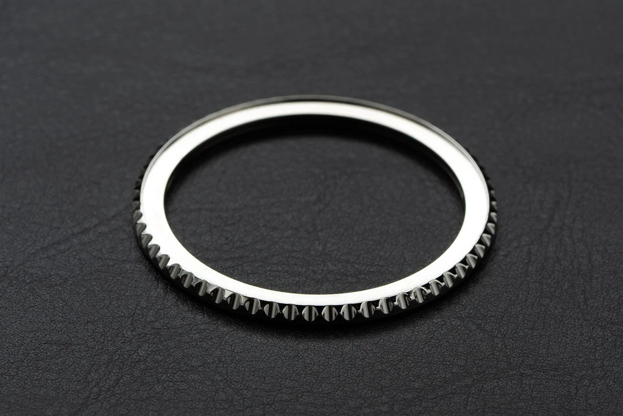 42mm Classic thin profile Silver Bezel - for DWC divers, Seiko SKX and ...