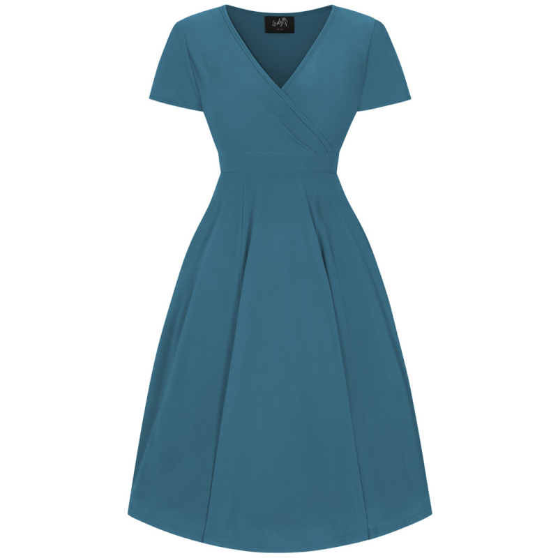 Lyra Dress - Teal - Borderfree