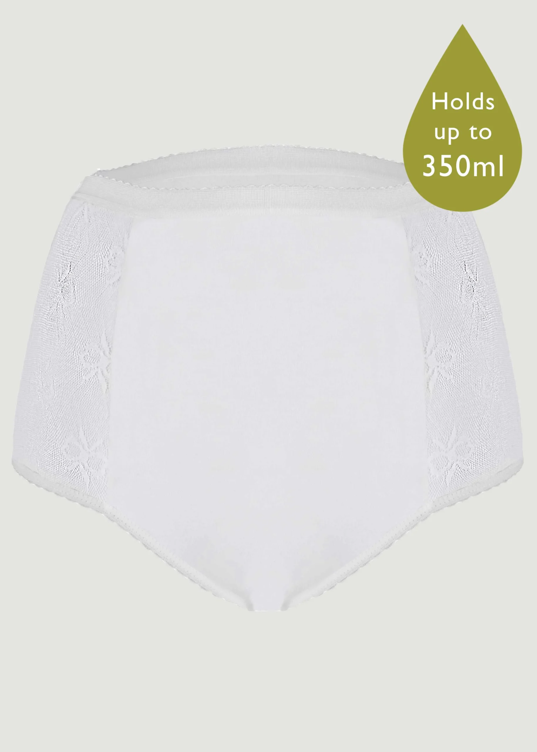 Super Absorbent Washable Full Brief Knickers - Borderfree