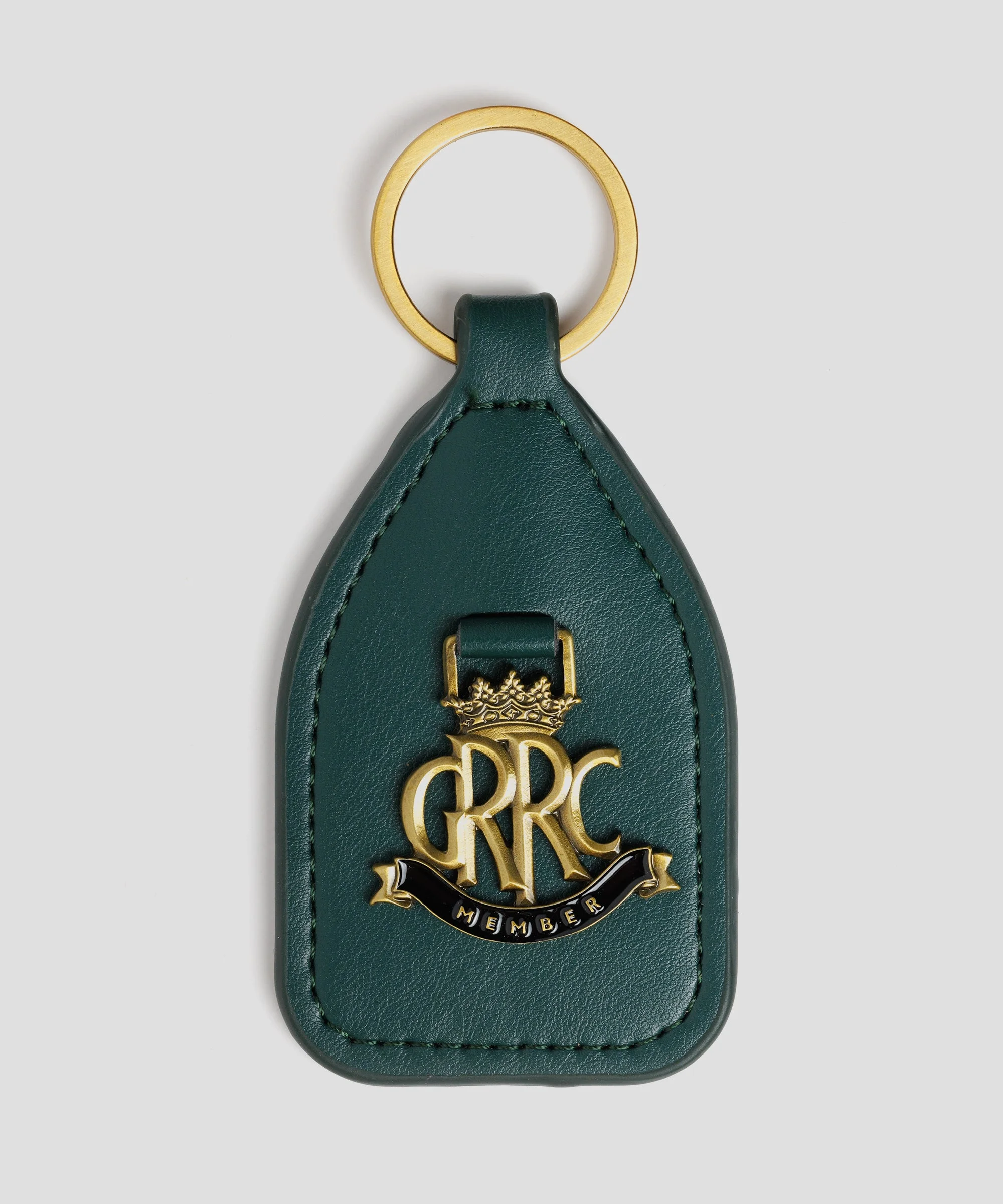 GRRC Members' Green Leather Key Fob - Borderfree