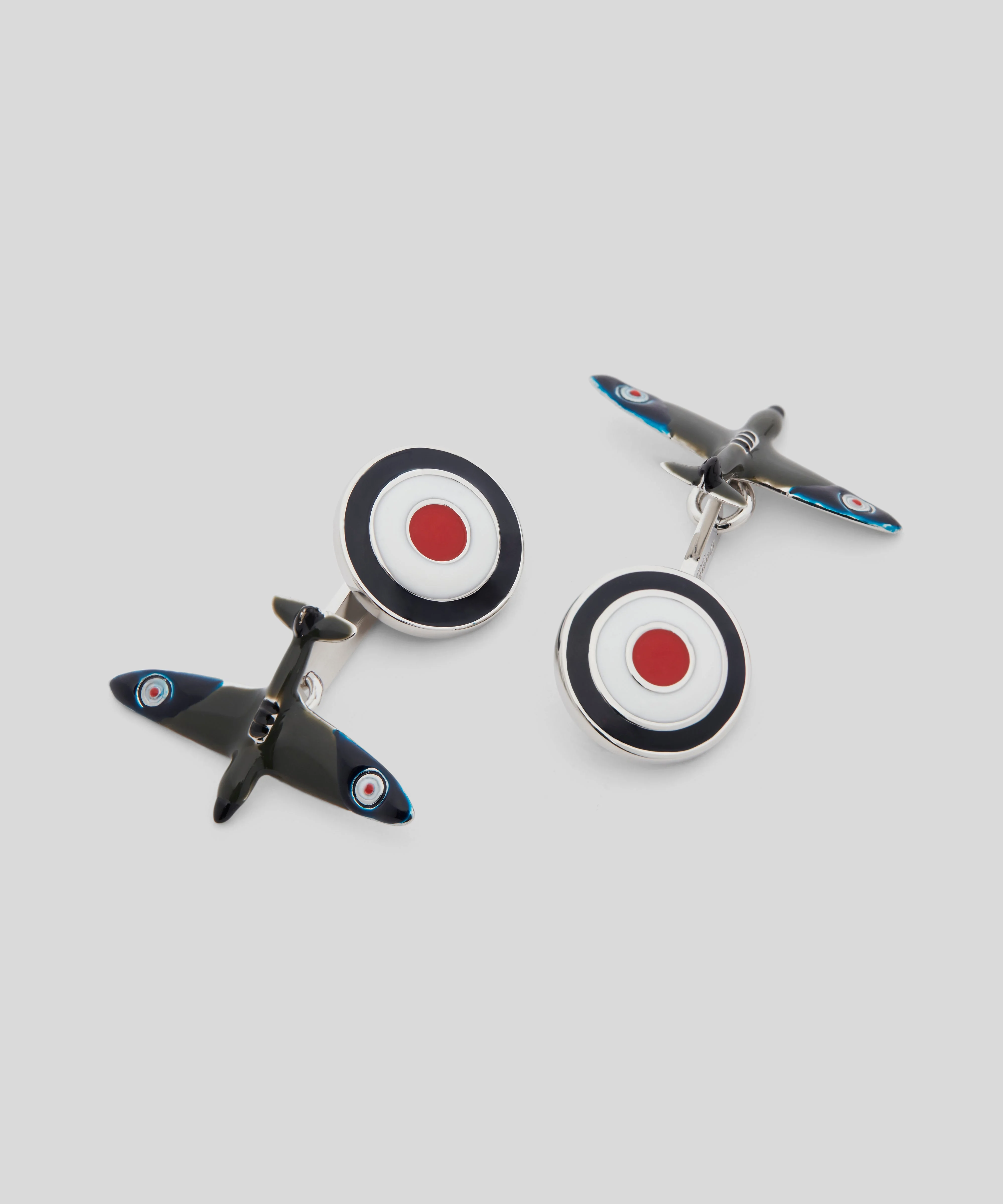 Spitfire & Roundel Cufflinks - Borderfree