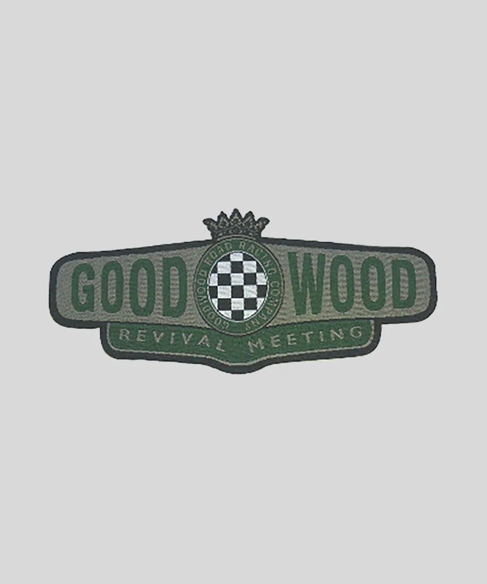 Goodwood Revival Iron on Badge - Borderfree