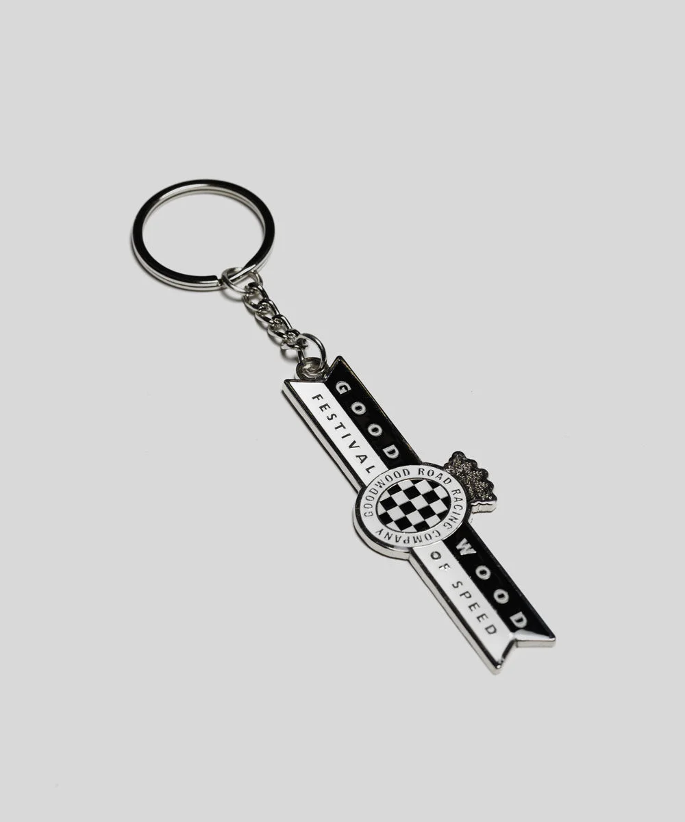 Goodwood Festival of Speed Metal Keyring - Borderfree