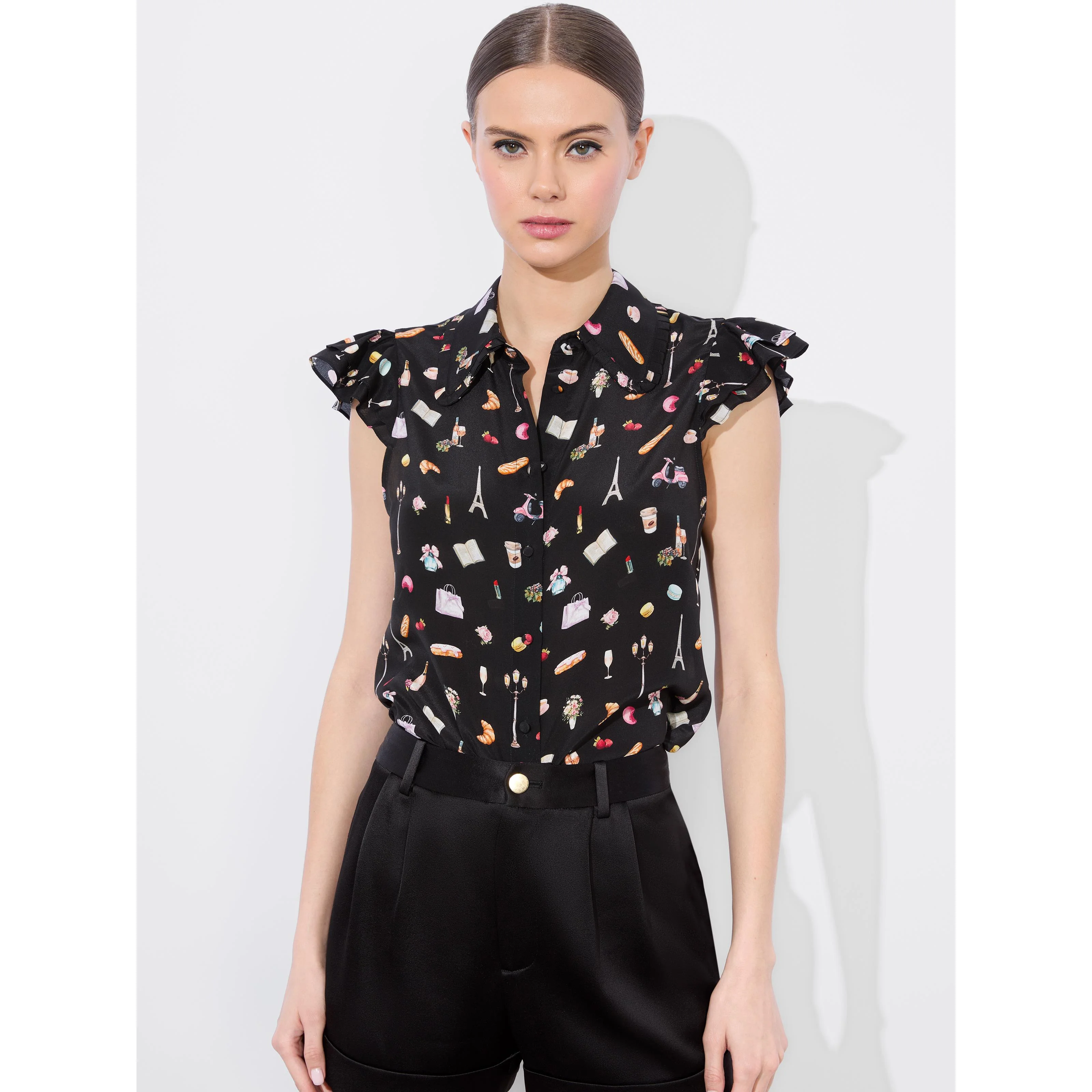 MARTEL SILK BLOUSE - Borderfree