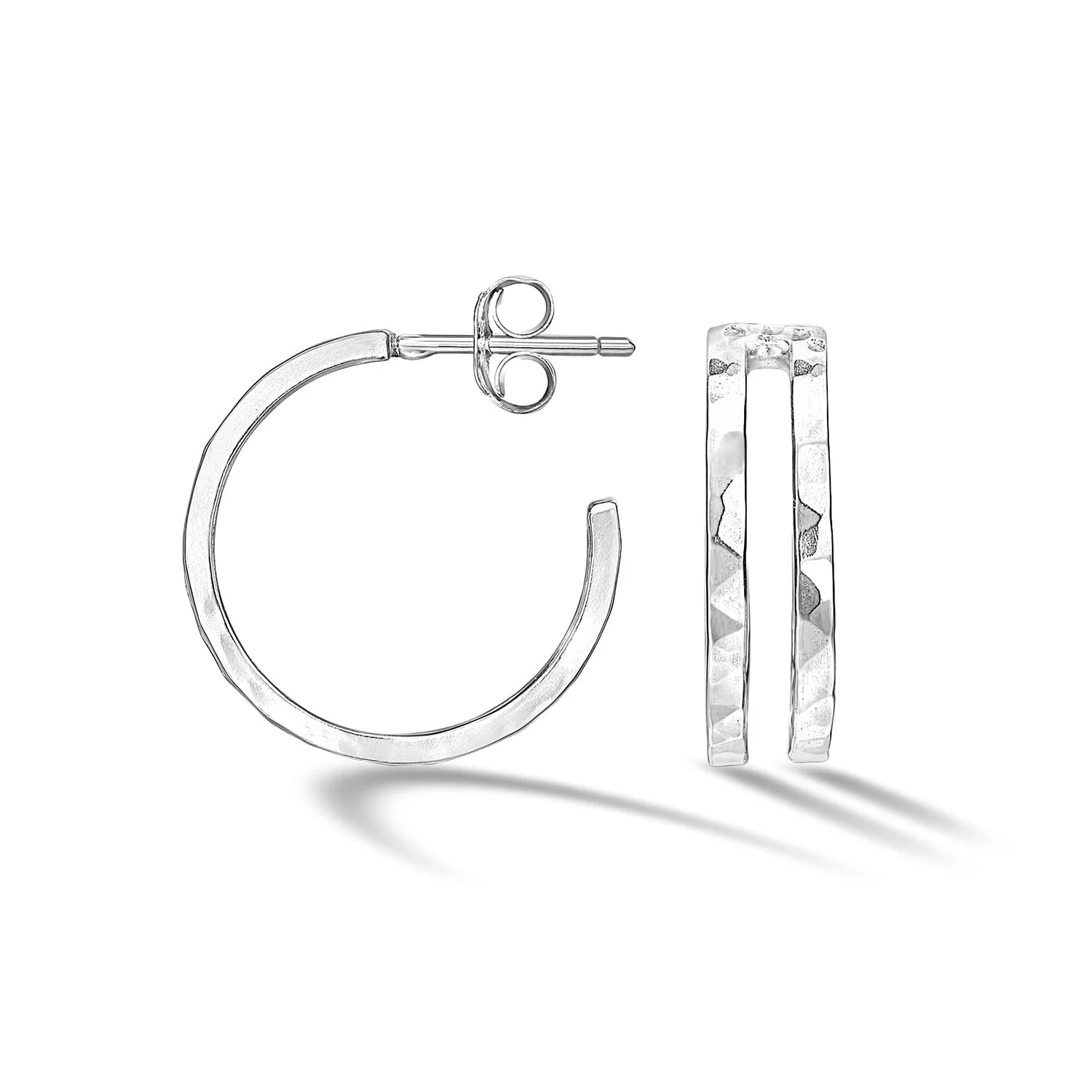 Double Bar Nomad Hoop Earrings - Borderfree