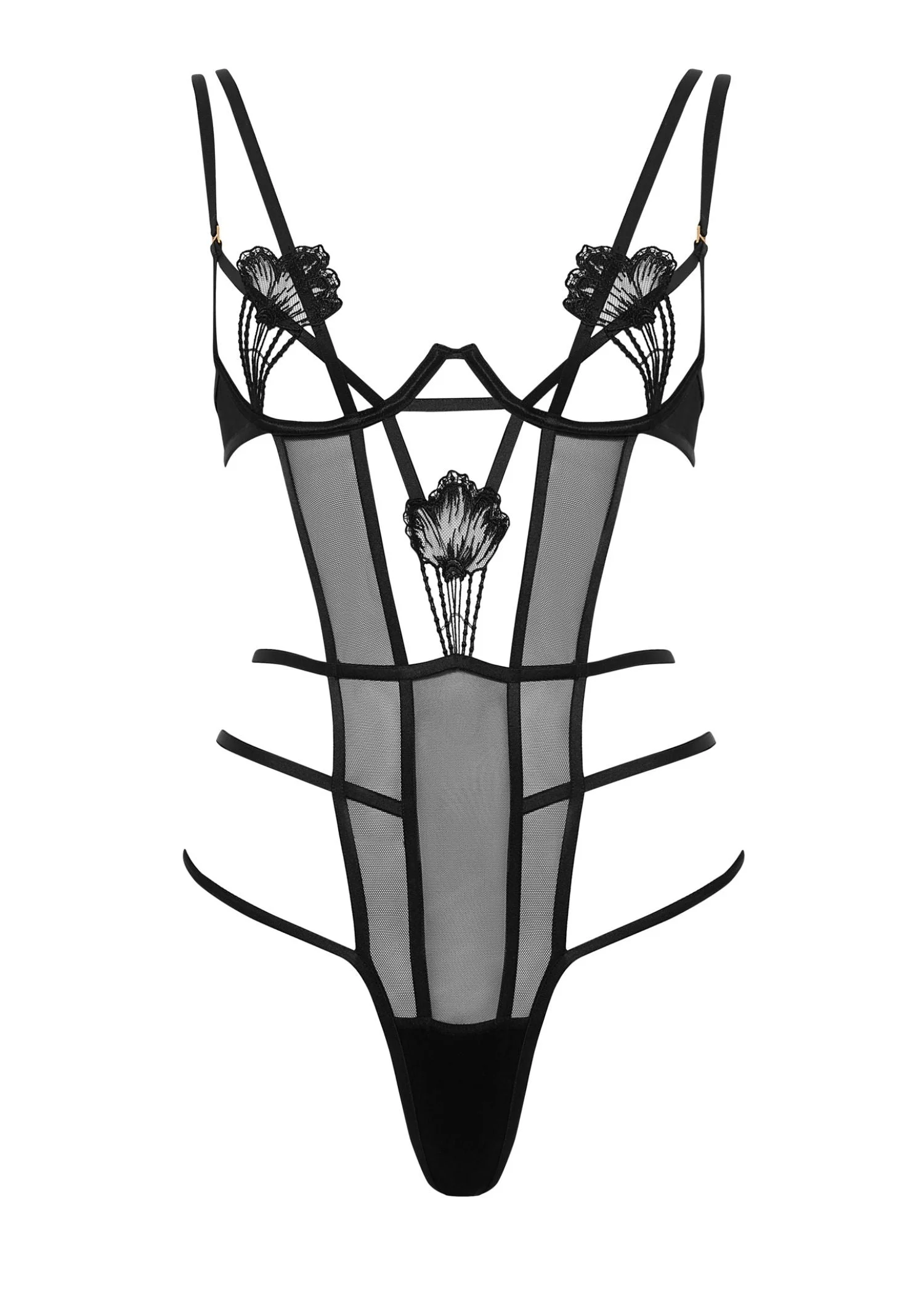 Brigitte Wired Body (Black) - Borderfree