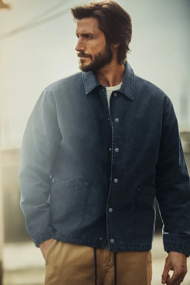 Boxcar Coach Jacket Navy - Borderfree