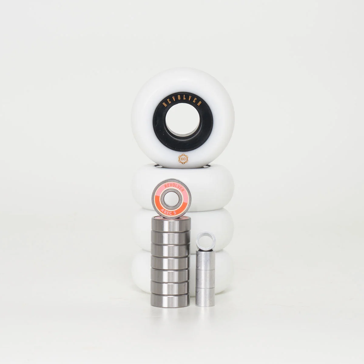Revolver 60mm - Complete Wheel, Bearing & Spacer Pack (for 4 wheels ...