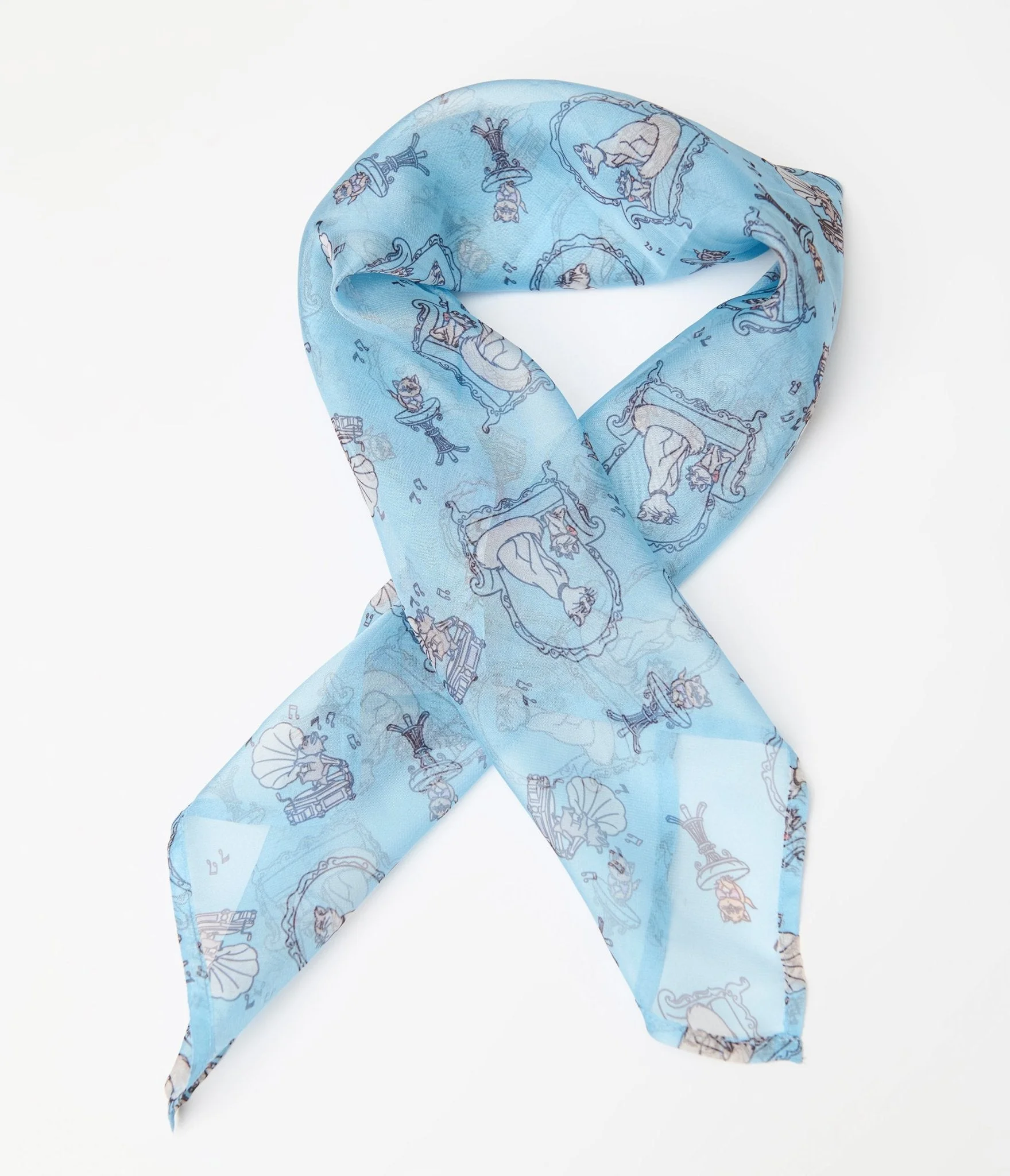 Disney Cats & Dogs Collection by Unique Vintage The Aristocats Hair Scarf - Borderfree