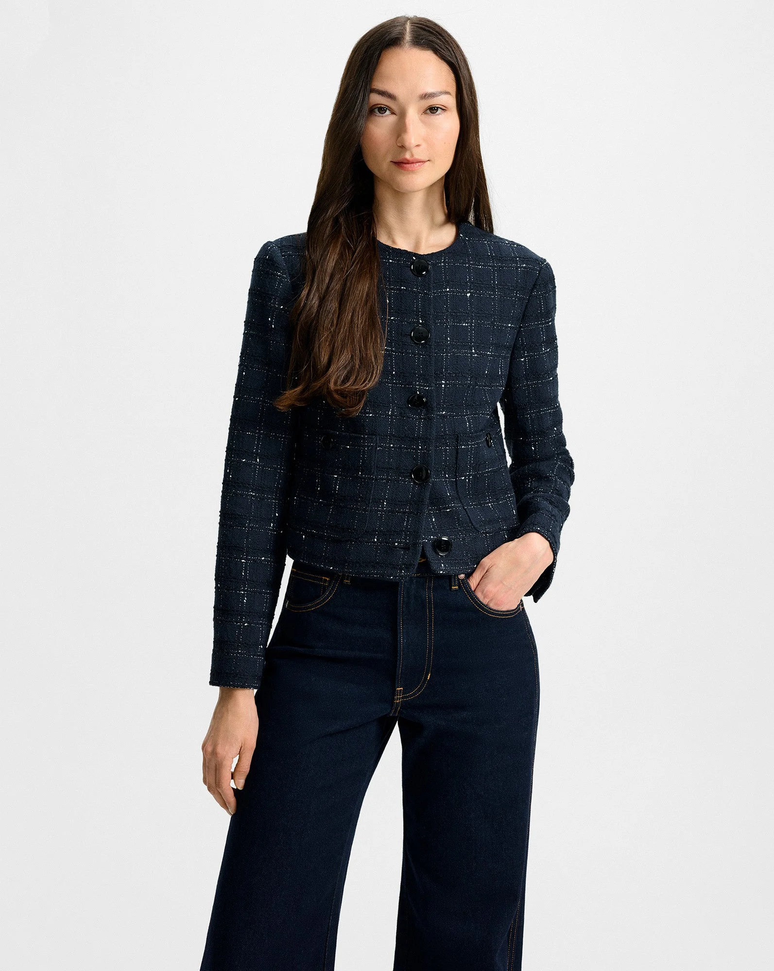 Andrea Tweed Jacket - Borderfree