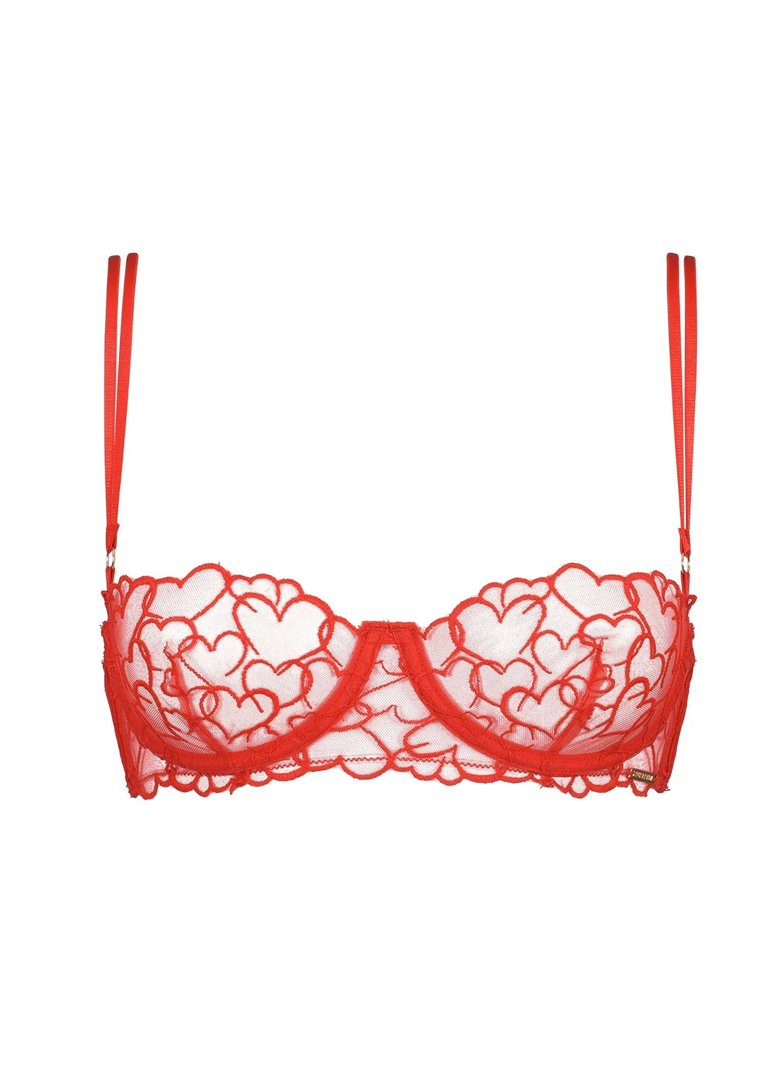 Valentina Wired Bra (Red) - Borderfree