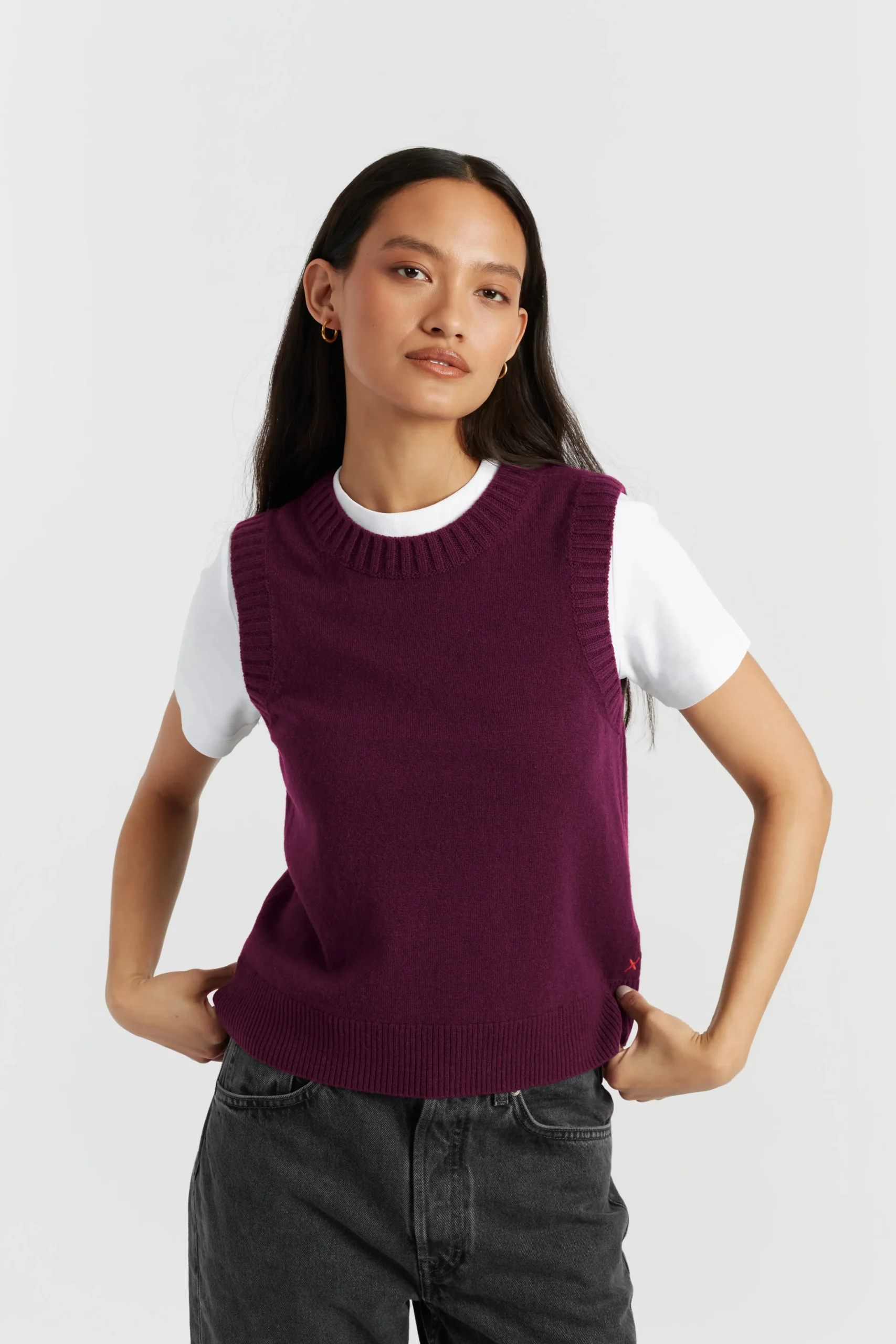 Mulberry Wool-Cashmere Tank - Borderfree