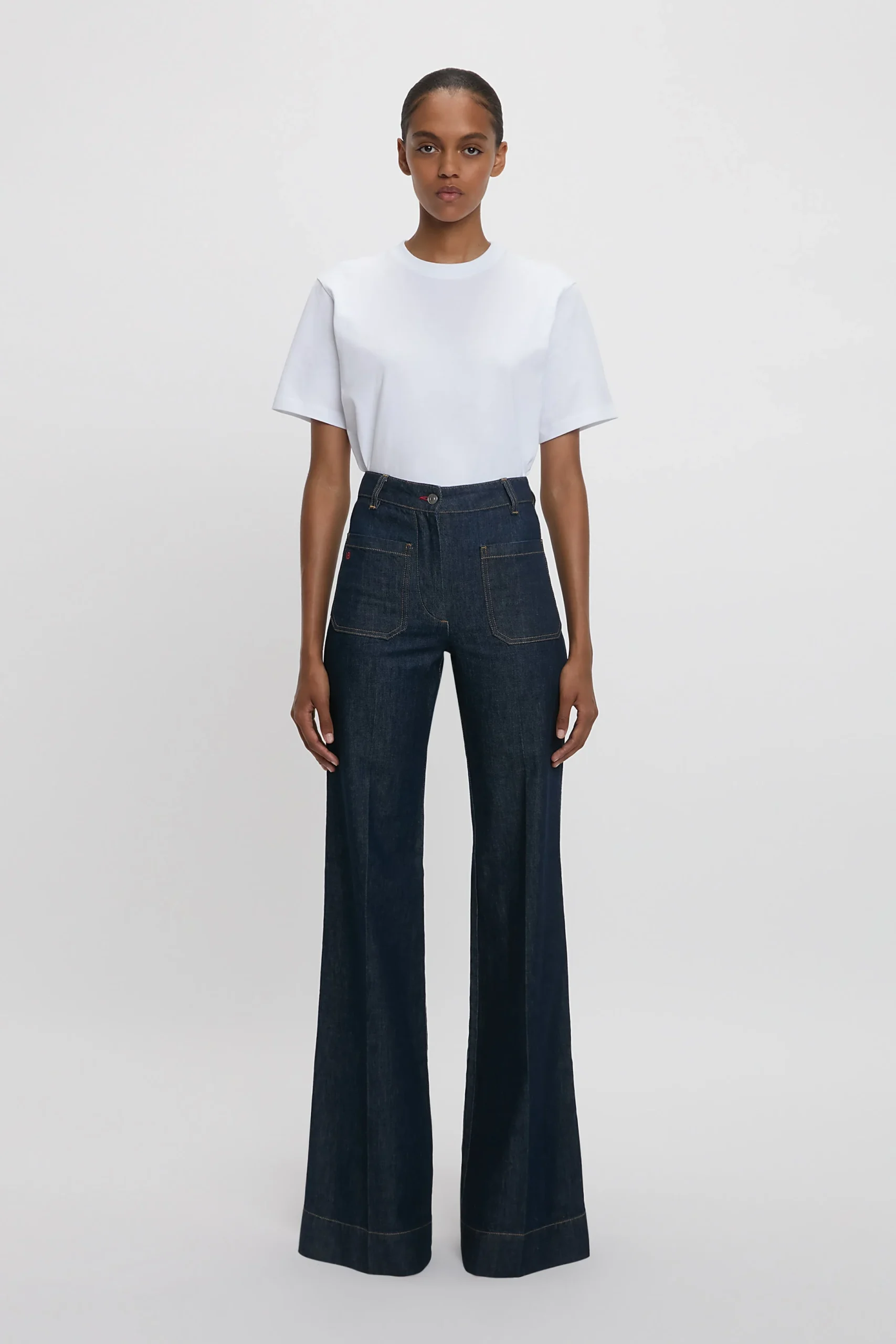 Alina High Waisted Jean In Light Rinse - Borderfree