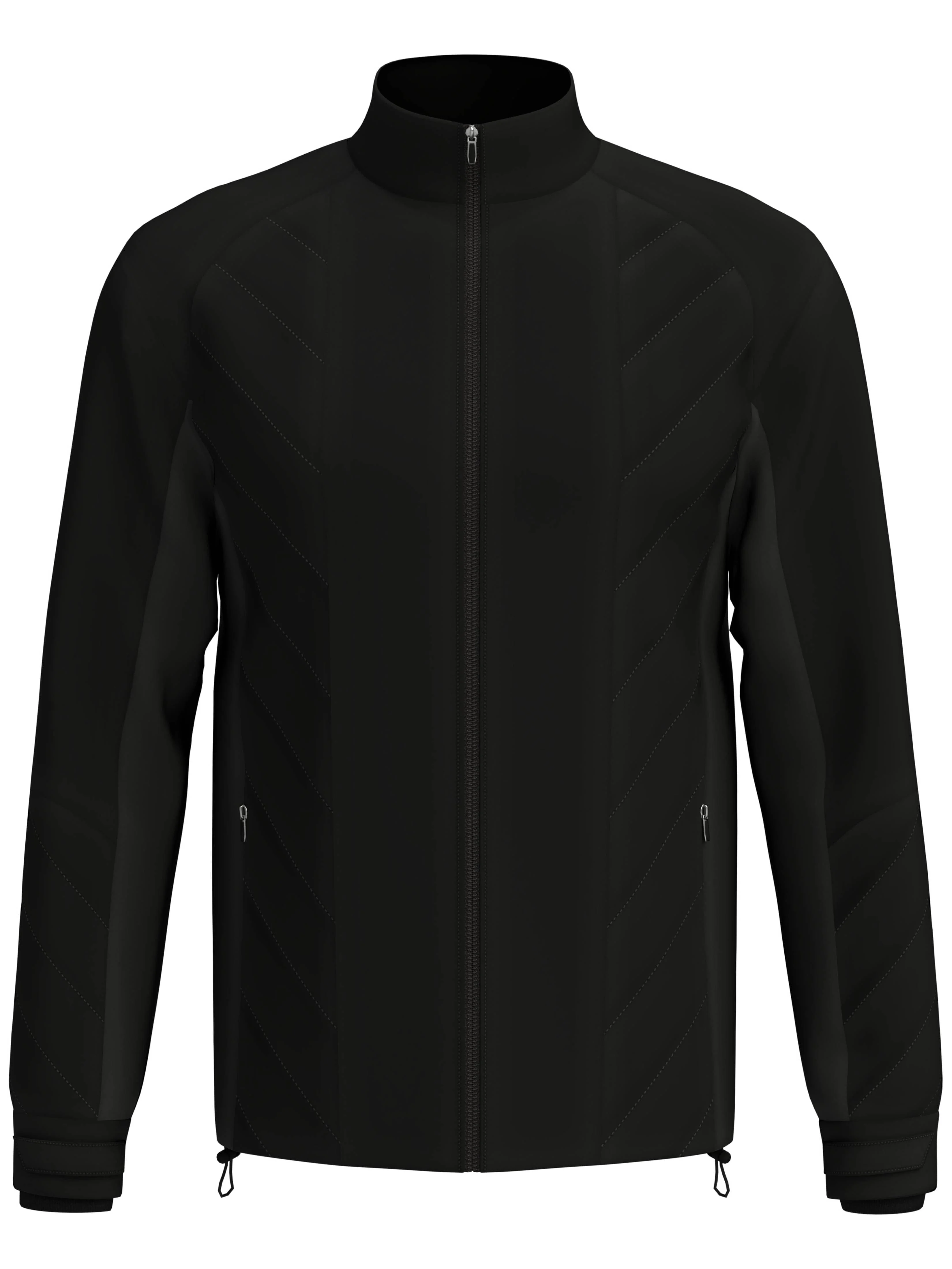 Mens Pieced Quilted Puffer Jacket - Borderfree