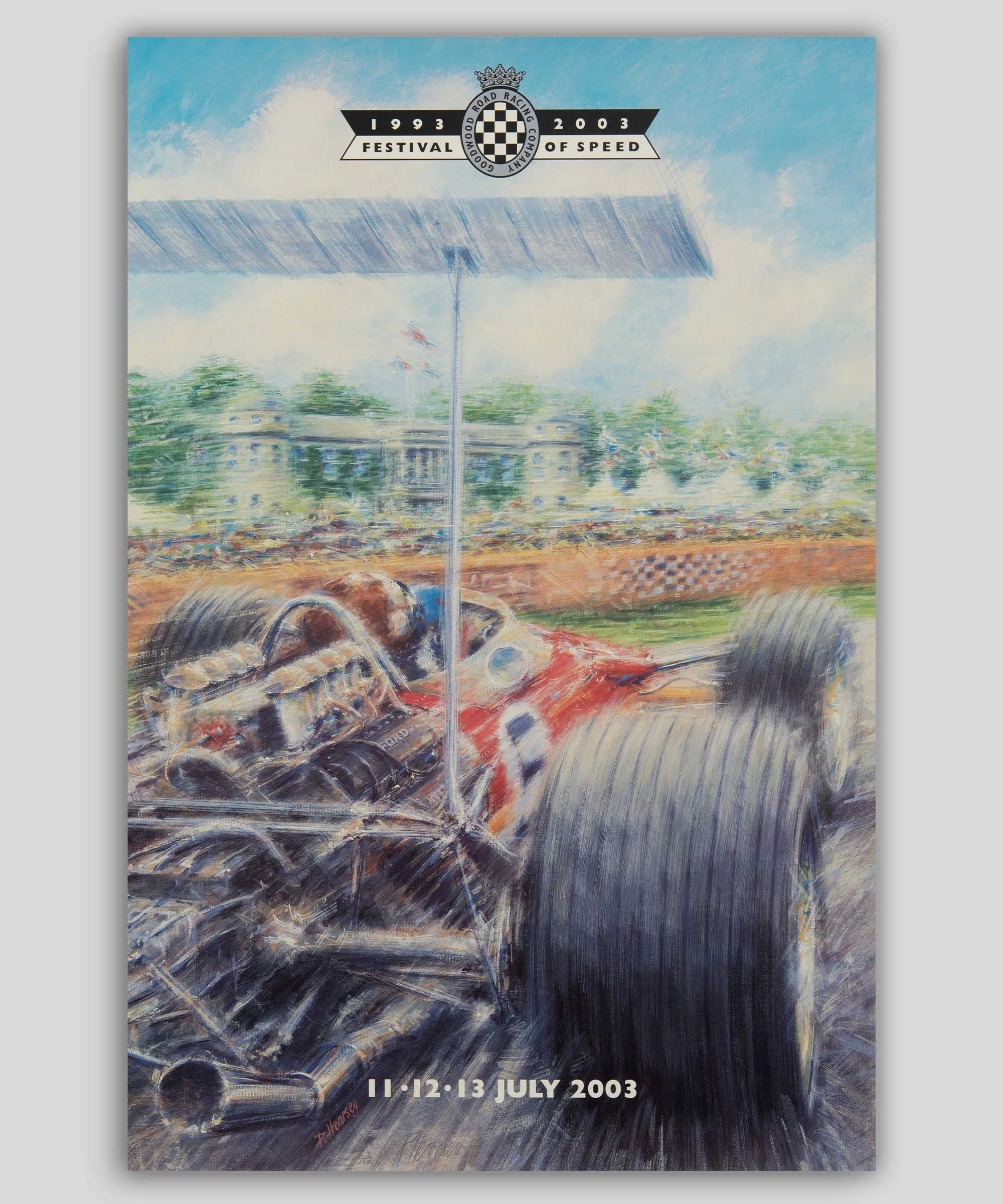 Goodwood Festival of Speed 2003 Original Poster - Borderfree