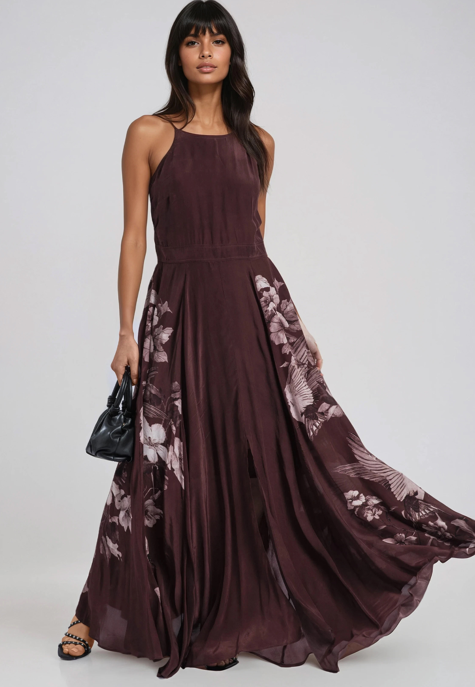 INVERSION DRESS BROWN - Borderfree