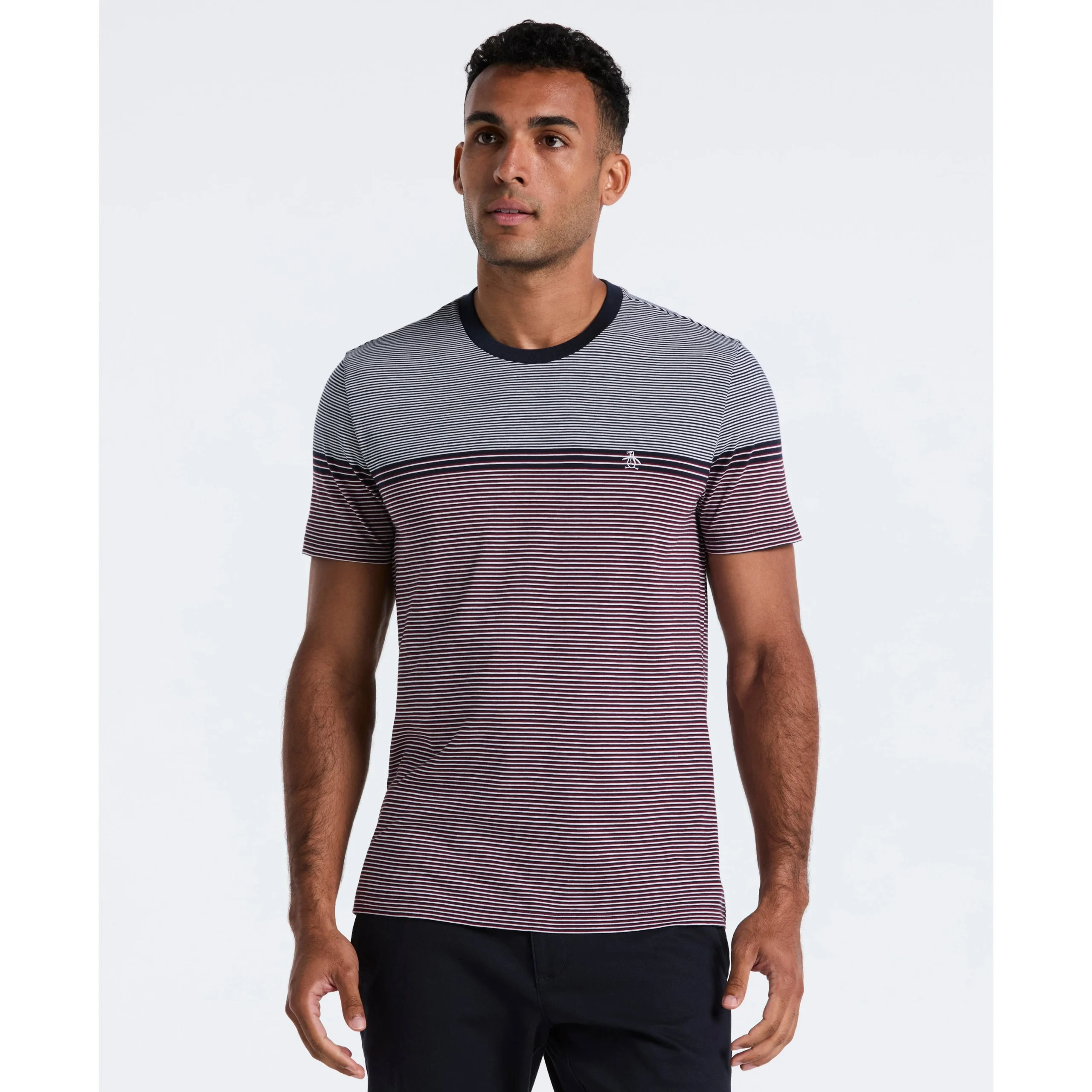 Engineered Stripe Jersey Tee - Borderfree