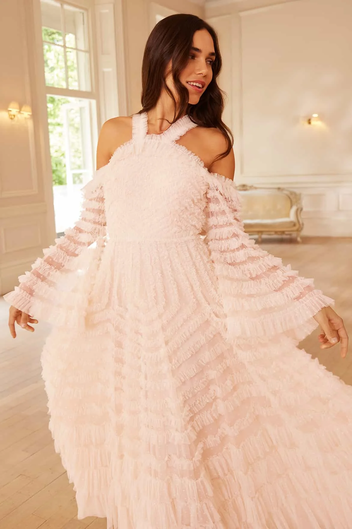 La Vie En Rose Off-Shoulder Gown - Borderfree