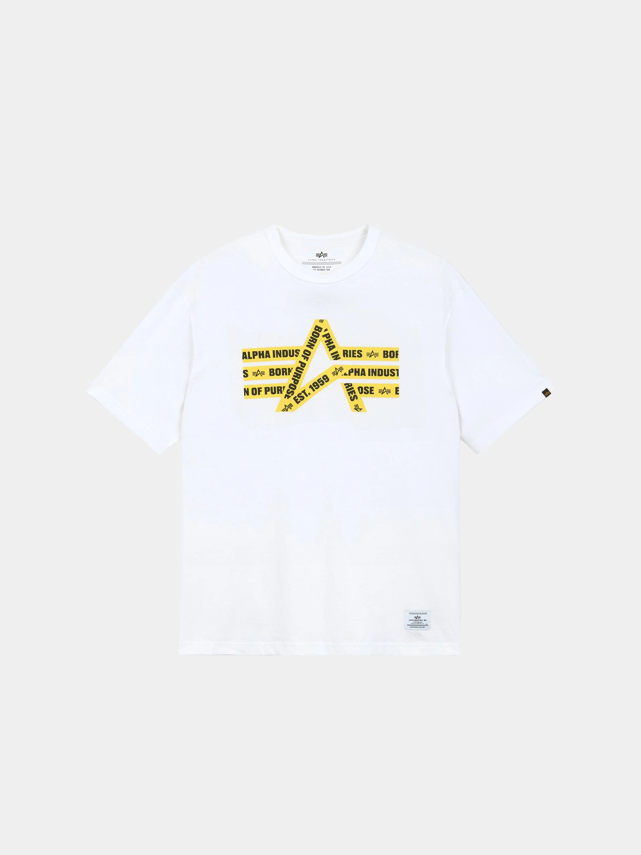 ALPHA CAUTION TAPE TEE - Borderfree