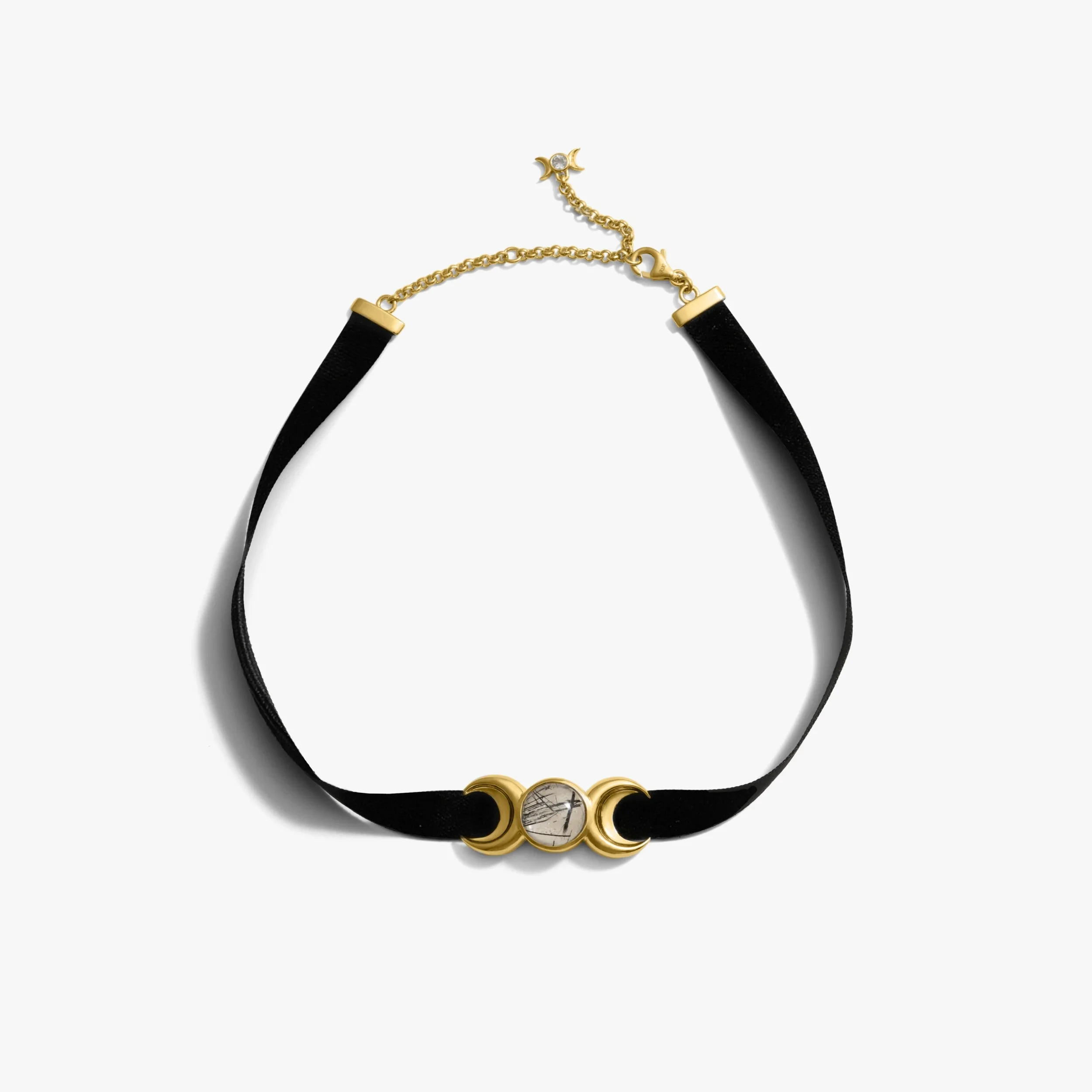 Triple Moon Velvet Choker | Awe Inspired - Borderfree