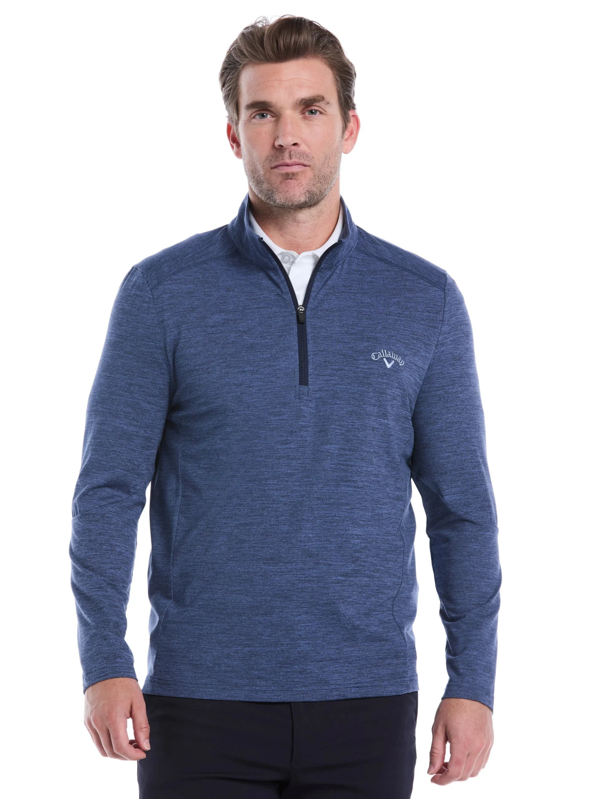Mens Lightweight Quarter Zip Golf Pullover - Borderfree