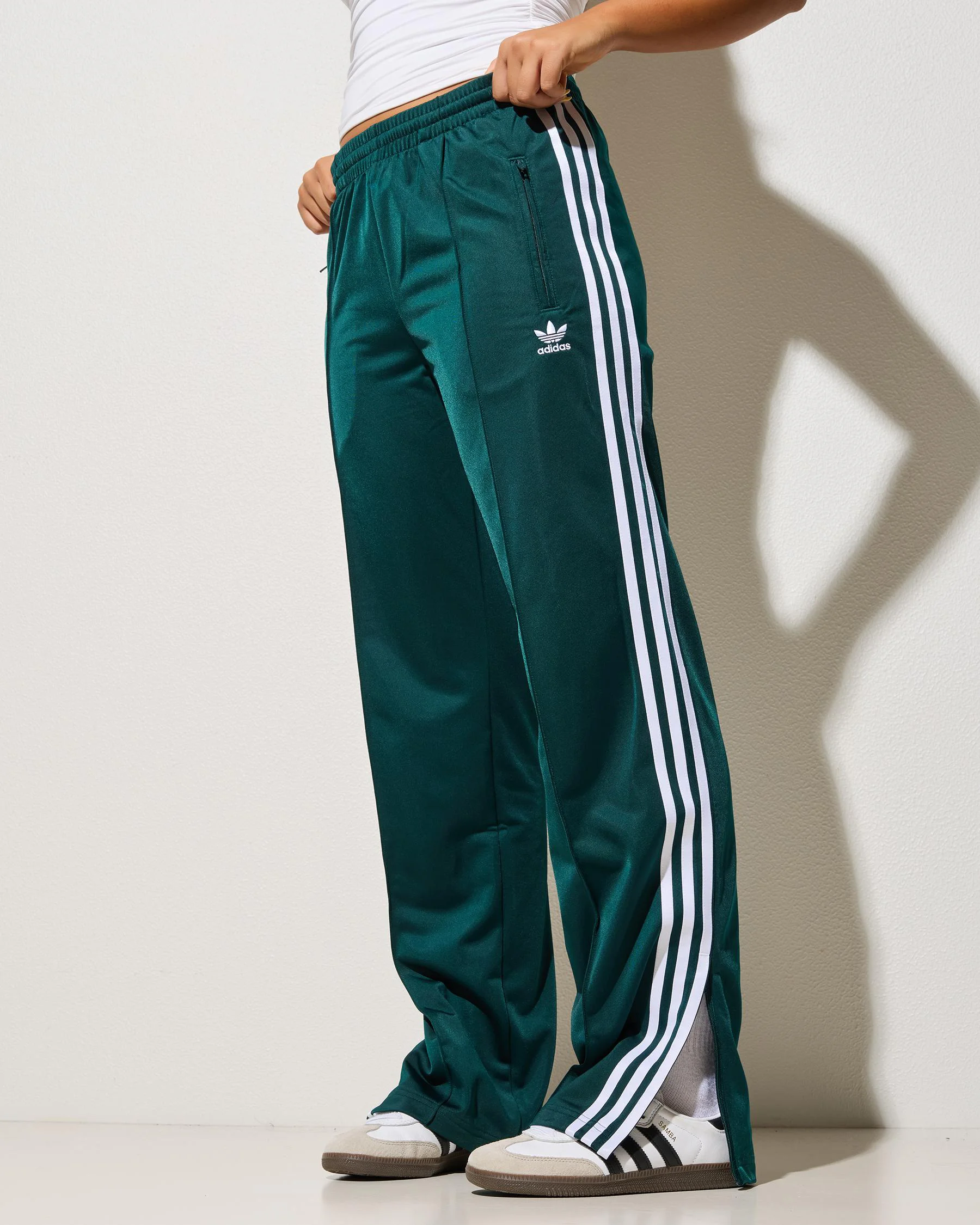 adidas Women's Adicolor Classics Firebird Track Pants in Aurora Ivy ...