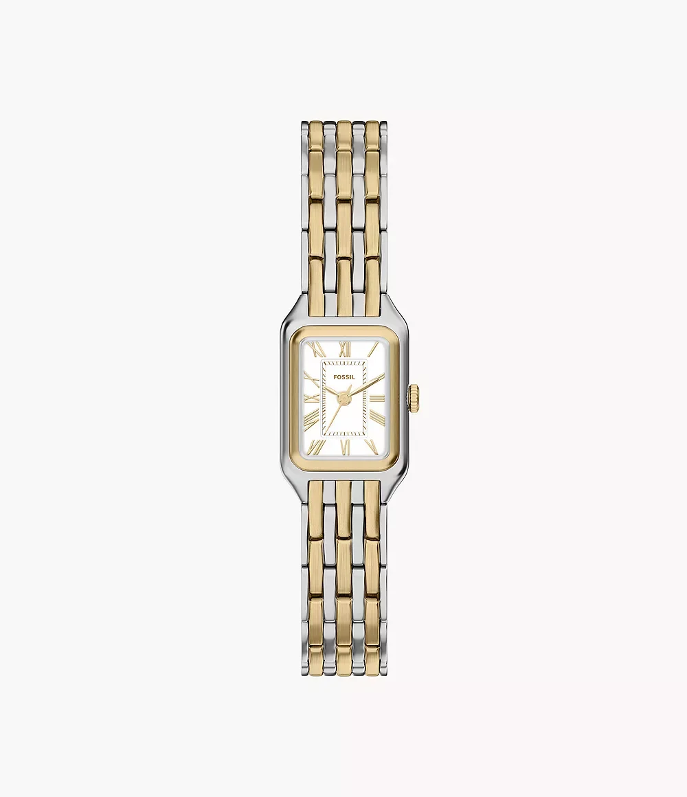 Fossil Women's Raquel Mini Three-Hand Two-Tone Stainless Steel Watch ...